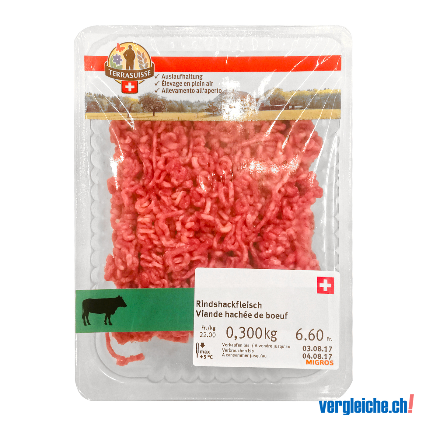 Hackfleisch (Rind) Preisvergleich | vergleiche.ch